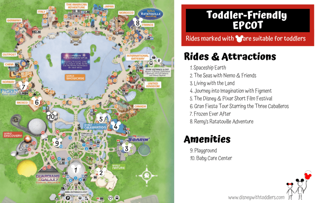 Complete Guide to EPCOT with Toddlers: Best Rides, Characters & Tips | Disney with Toddlers